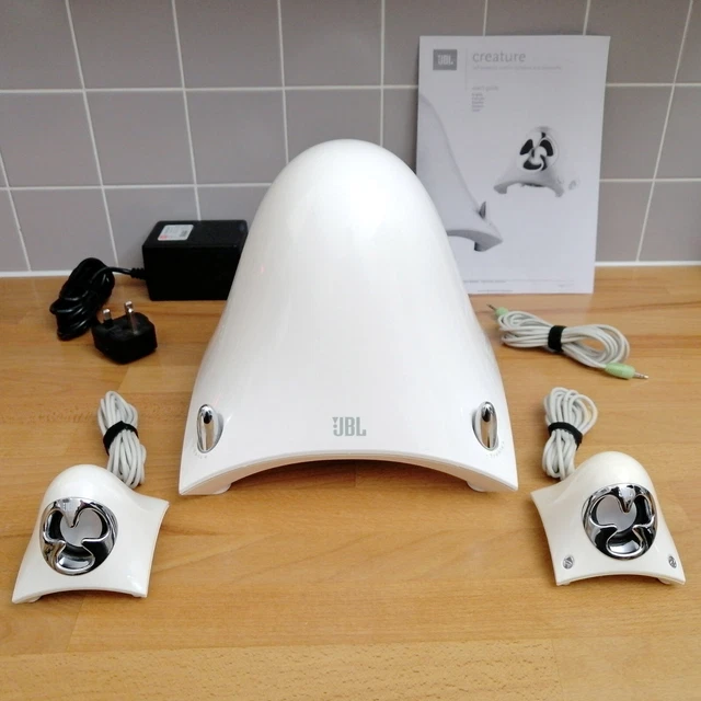 JBL WHITE CREATURE SPEAKERS II - Active 2.1 System - Perfect Working ...