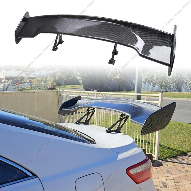 UNIVERSAL REAR SPOILER GT Style Boot Trunk Racing Wing Carbon Fiber Look $189.69 - PicClick AU
