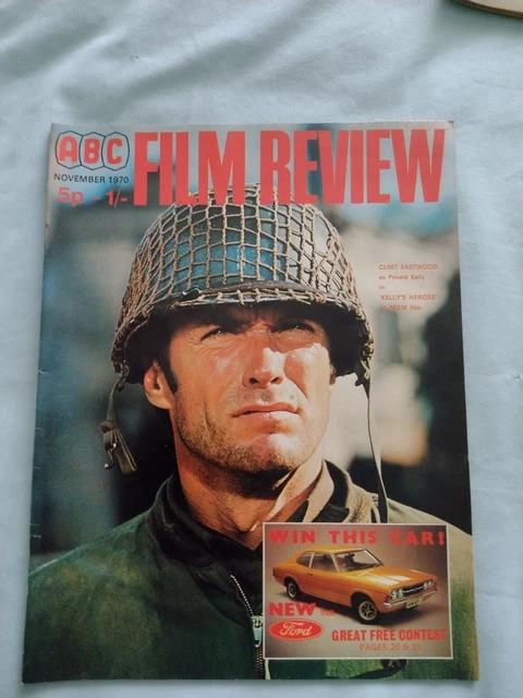 ABC FILM REVIEW Magazine - Nov 1970 - Clint Eastwood Cover - Great £5. ...