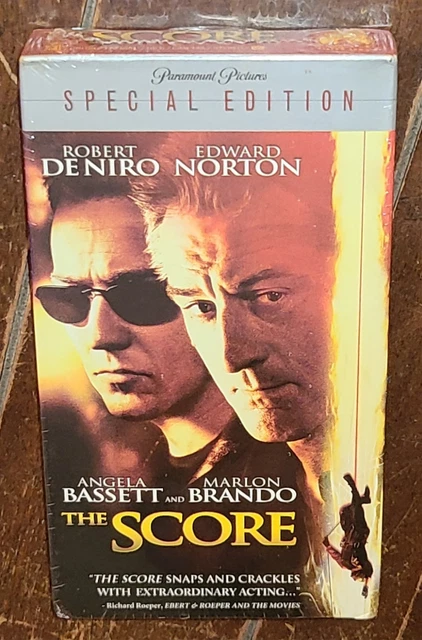 THE SCORE (VHS 2001, Paramount) Robert De Niro/Edward Norton/Marlon ...