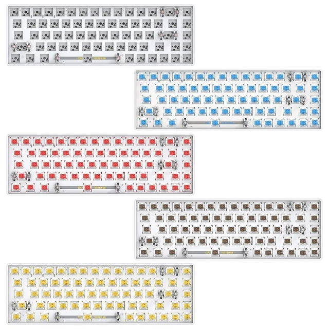 68KEYS TESTER68 MECHANICAL Keyboard Kit 2.4G/Bluetooth 5.0 for Tablet ...