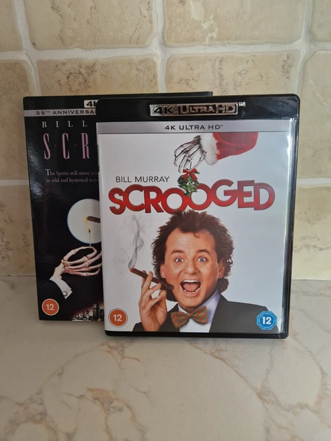 SCROOGED BILL MURRAY - 4K Ultra HD 35th Anniversary Version VGC Gift Film £13.20 - PicClick UK