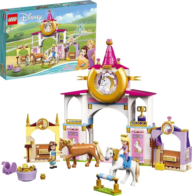 LEGO 43195 DISNEY Princess Belle and Rapunzel's Royal Stables £39.99 ...