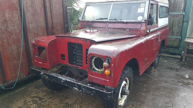 LAND ROVER SERIES 2A 88 SWB HardTop 2 1/4 petrol Restoration Project £ ...