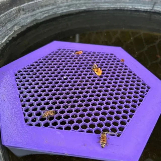 PLASTIC 3D PRINTED Floating Bee Island Butterfly Water Stations $16.32 ...