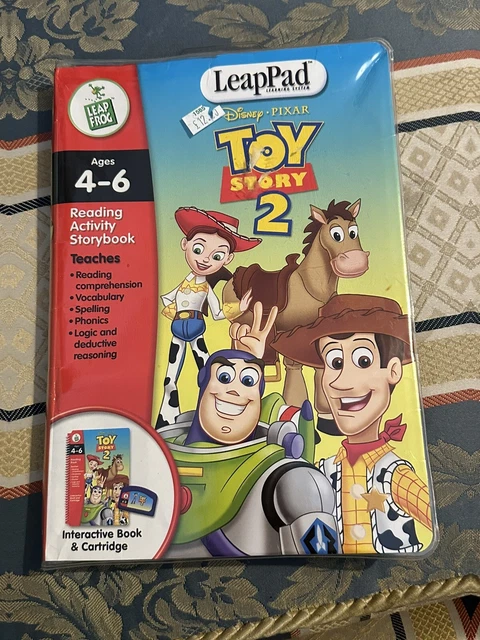 DISNEY PIXAR TOY Story 2 learning Interactive Book & Cartridge for ...