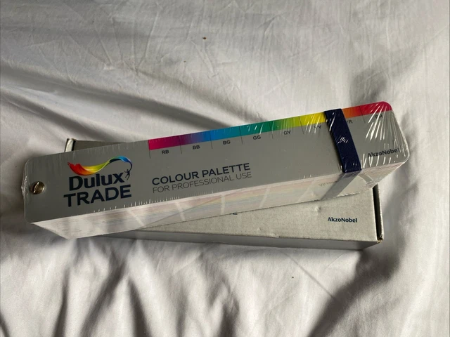 DULUX PROFESSIONAL TRADE Colour Palette Fan Deck. Colour Chart With Box ...
