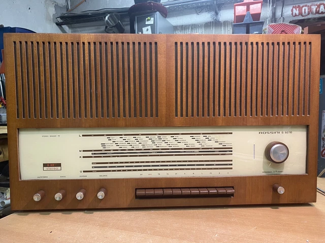 ALTES DDR RÖHRENRADIO Rossini G 6010 Radio EUR 151,00 - PicClick DE