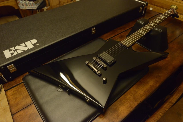 ESP CUSTOM SHOP EX Explorer In Flames Jesper Stromblad Signature EMG MX ...