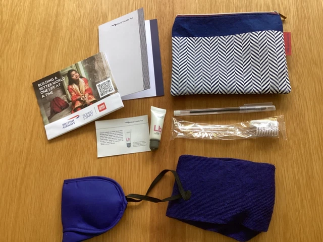 BRITISH AIRWAYS BA World Traveller Plus Amenity Kit £5.00 - PicClick UK
