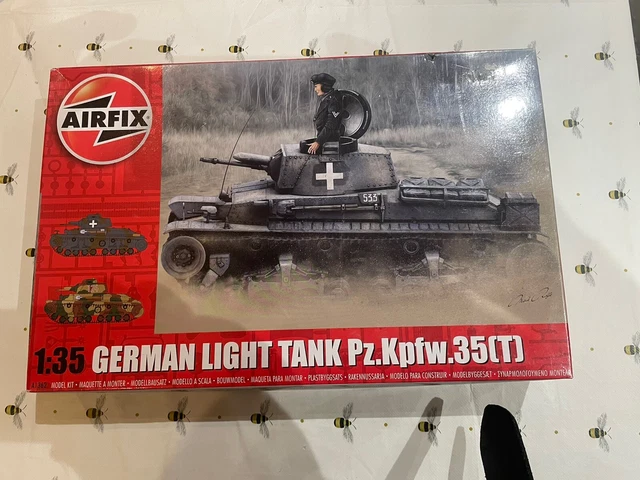 AIRFIX 1/35 MILITARY Model Kit German Light Tank Pz.Kpfw.35(T) EUR 23,92 - PicClick DE