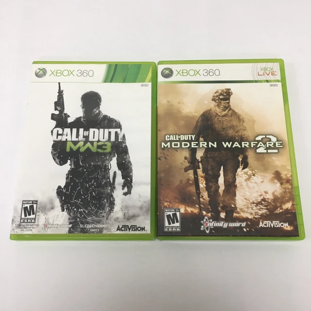CALL OF DUTY Modern Warfare 2 & MW3 Xbox 360 Custom Bundle $13.95 ...