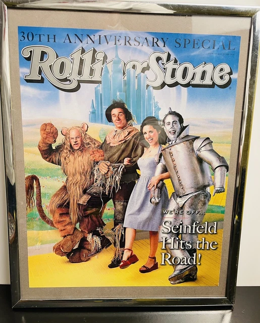 ROLLING STONE MAGAZINE Cover 30th Anniversary Seinfeld Cast Wizard Of ...