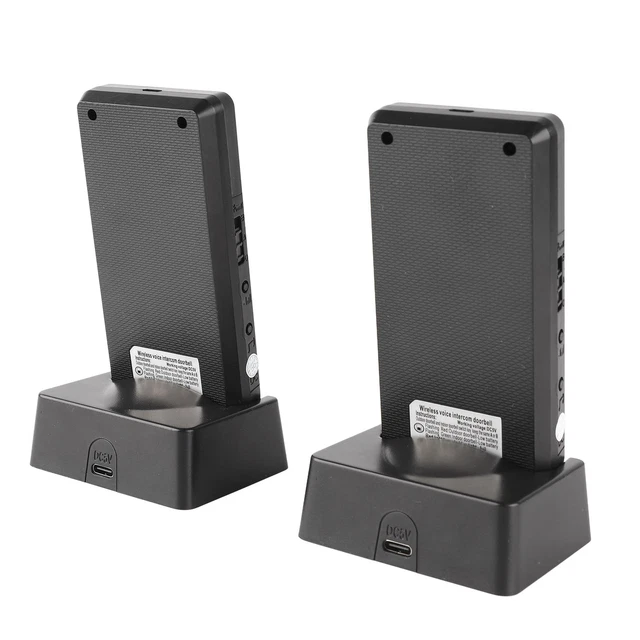 CAMPANELLO CITOFONO WIRELESS sistema citofono vocale a due vie per casa ...