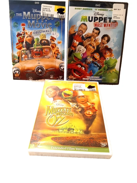 THE MUPPETS BUNDLE (DVD) Three Different Muppets Movies, all New, see ...