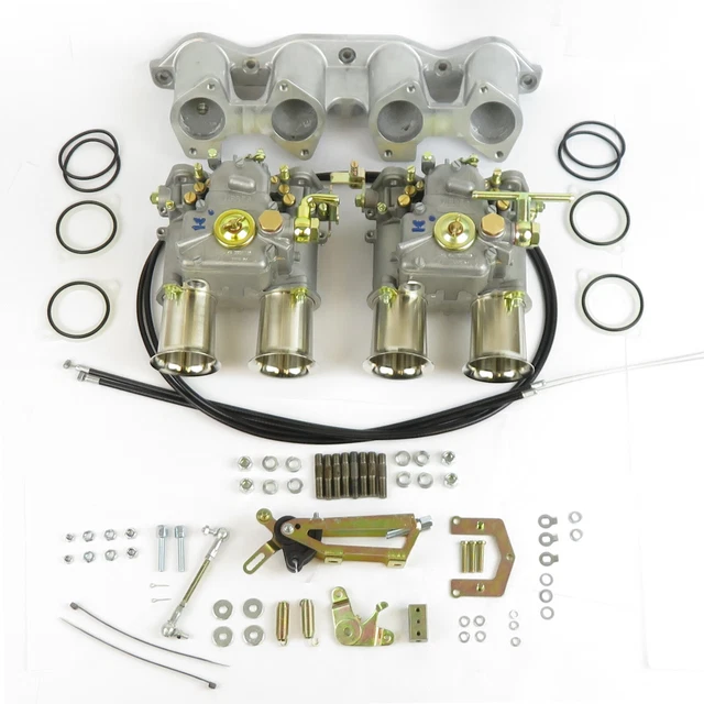 GENUINE WEBER TWIN 45DCOE carb kit ford X/Flow Escort Capri crossflow ...