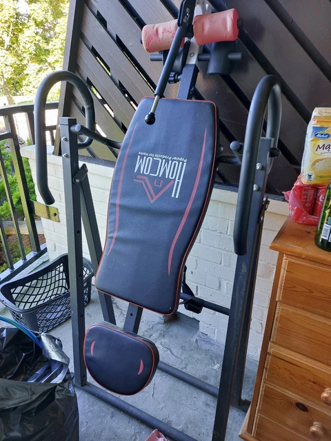 HOMCOM FOLDABLE THERAPY Gravity Inversion Table AB Exercise Bench £0.99 ...