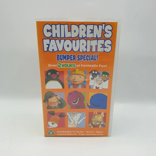CHILDRENS FAVOURITES Bumper Special VHS Pingu Kipper Vintage Kids TV ...