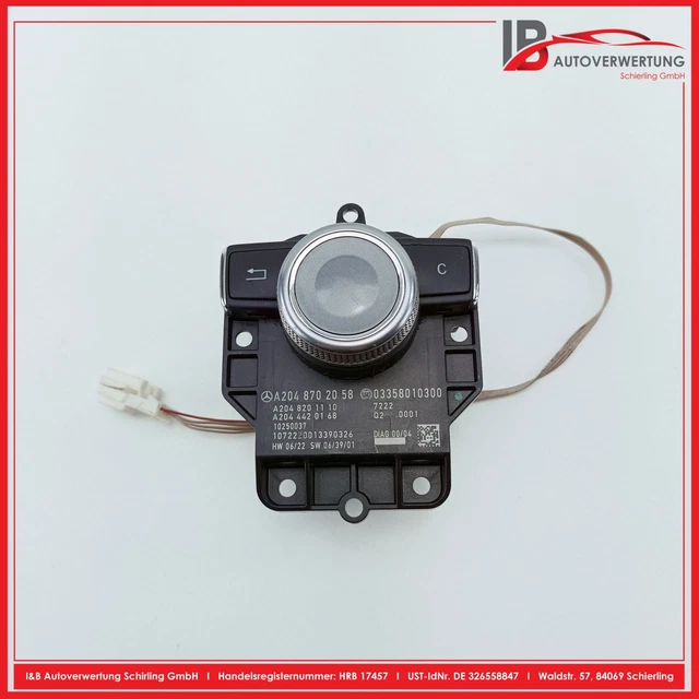 MERCEDES BENZ C-CLASS W204 C220 CDI Rotary Switch Controller ...