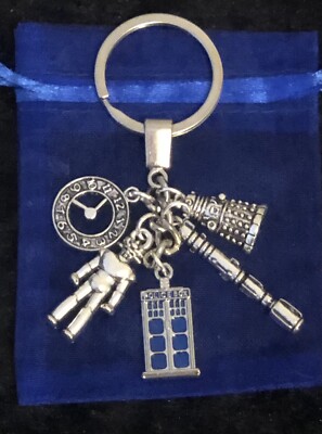DR DOCTOR WHO TARDIS Sonic Screwdriver DALEK Cyberman BAG Charm ...