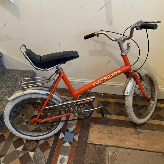 RALEIGH COMMANDO 1970S Bike Original Unrestored Orange Colourway ...