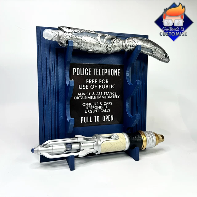 DOCTOR WHO 13TH/14TH era Sonic screwdriver display stand (3d printed) £ ...