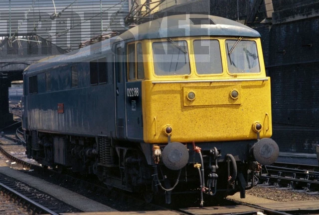 35MM COLOUR NEGATIVE BR British Rail Electric Loco 86220 Class 86 c1985 ...