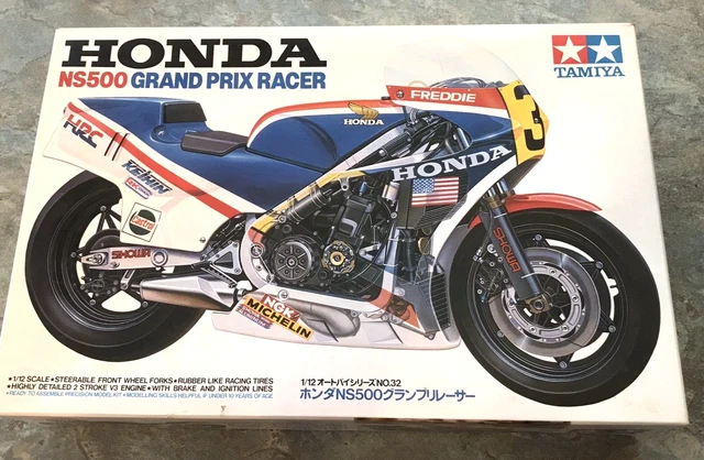 TAMIYA 1432 HONDA NS500 1/12 scale model kit Clear cowl! Not 14032.,. EUR 59,33 - PicClick DE