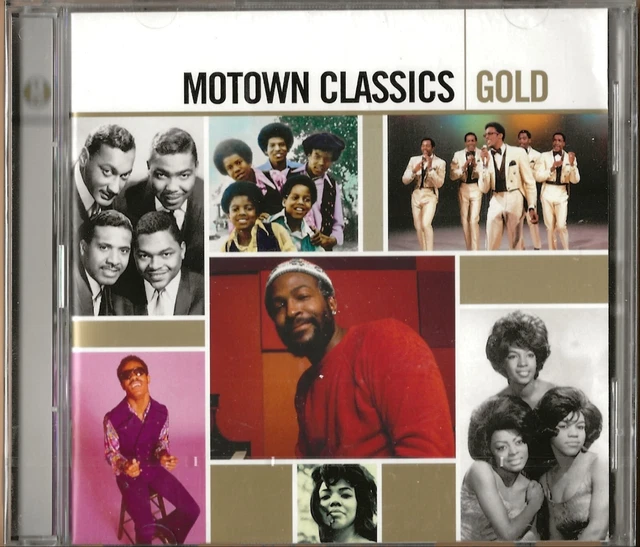 MOTOWN CLASSICS-GOLD - 2 CDs - The Temptations-The Supremes-Marvin Gaye ...