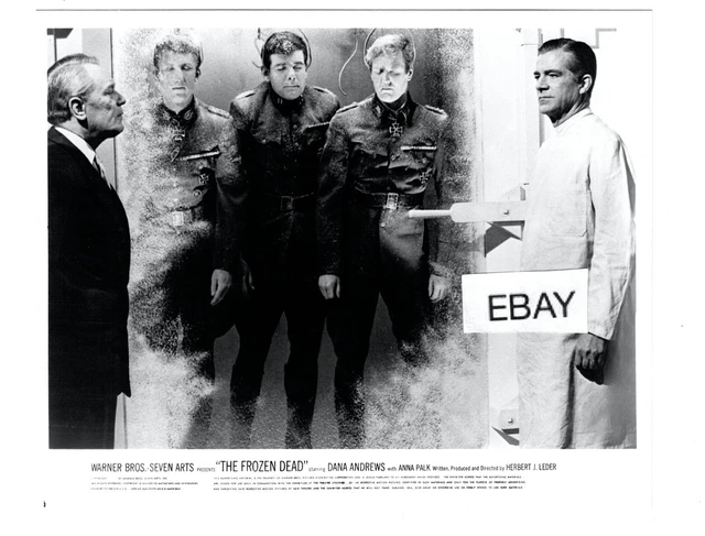 THE FROZEN DEAD 1966 VINTAGE 1970s NAZI HORROR MOVIE PHOTO #1 DANA ...