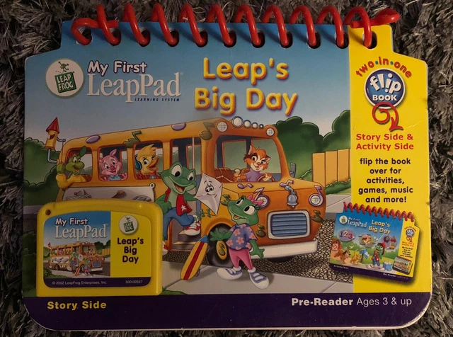 LEAPFROG MY FIRST LeapPad Learning System ‘Leap’s Big Day’ Game & Book ...