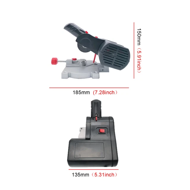 MINI BENCHTOP CUT-OFF Miter Saw Crafts Cutting Metal Wood Plastic Bench ...