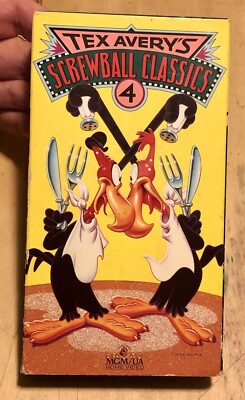 TEX AVERY'S SCREWBALL Classics 4, (Cartoon Animation), VHS Tape EUR 10 ...