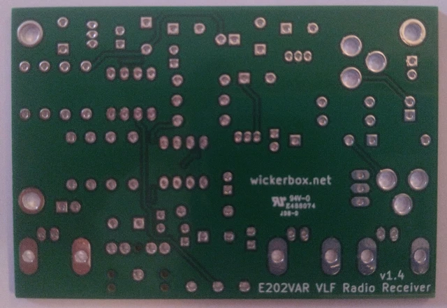 PCB E202VAR NATURAL VLF Radio Receiver v1.4 EUR 8,00 - PicClick FR