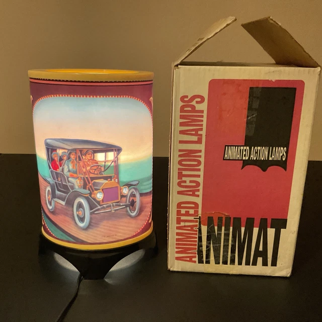 VINTAGE OVAL MOTION Lamp Cars Animated Action Light (no Inner Cylinder ...
