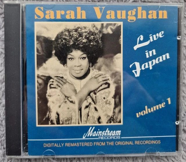 SARAH VAUGHAN - Live In Japan Volume 1**RARE CD ALBUM* 1991 Re issued ...