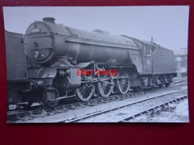 PHOTO LNER Class V2 Loco No 60918 At Annesley Shed 8/6/58 £3.00 ...