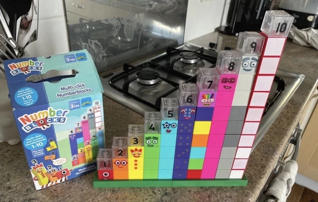CBEEBIES NUMBER BLOCKS Multi-Click and Connect - Numberblocks 1-10 Age ...