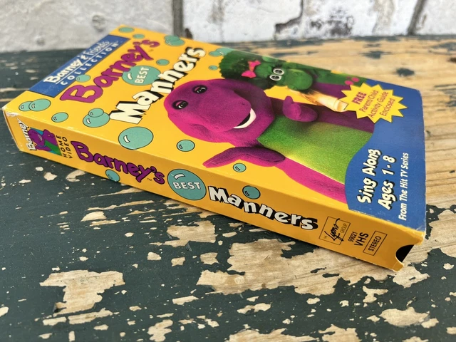 VHS BARNEY IN Concert (VHS, 1991) Sing Along Video And Barney’s Best ... VHS BARNEY IN Concert (VHS, 1991) Sing Along Video And Barney’s Best ...