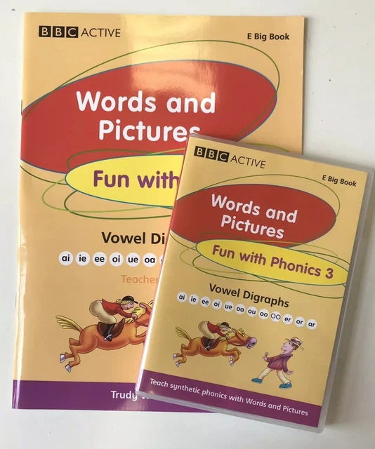 BBC ACTIVE WORDS and Pictures Fun with Phonics 3 Teachers Book and CD £ ...