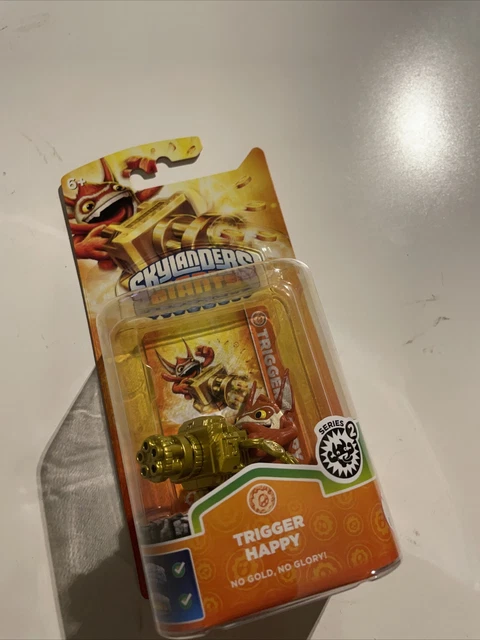 NEUF NEW FIGURINE skylanders giants TRIGGER HAPPY blister nintendo ...