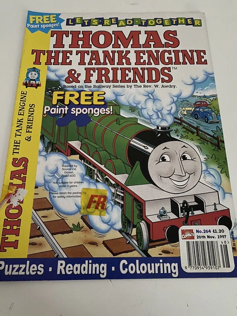 VINTAGE THOMAS THE Tank Engine & Friends Magazine 26th Nov 1997 Issue ...