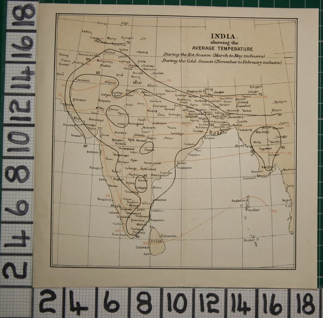 MAP OF INDIA Showing the Railways - Antique Print 1865 £11.99 - PicClick UK
