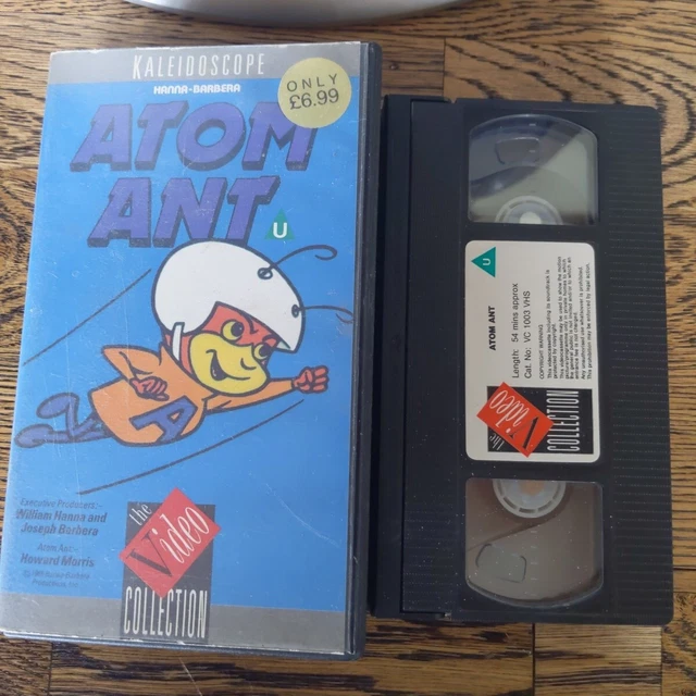 ATOM ANT VHS Video Hanna Barbera Kaleidoscope Vintage Retro 1985 ...