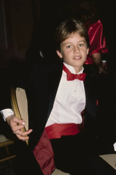 AMERICA CHILD ACTOR Kirk Cameron wearing a tuxedo a red bow tie a - Old ...