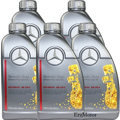 5 L ORIGINAL Mercedes Benz MB 235.0 Hypoid Gear Oil Axle Gearbox Oil ...