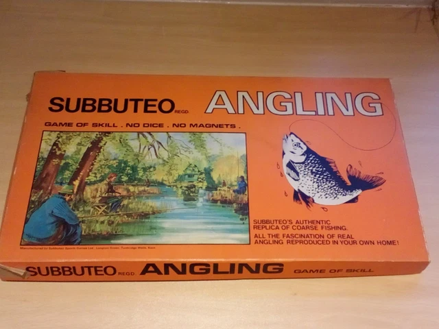 VINTAGE SUBBUTEO ANGLING Rare 1970's Fishing Board Game £26.00 ...