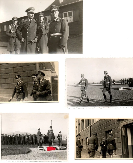 WEHRMACHT LUFTWAFFE hohe Offiziere / General 1942 Dnipro 5x Orig.-Foto ...