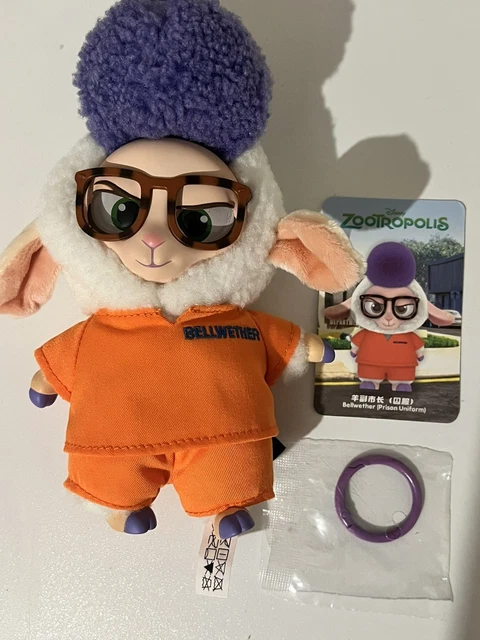 AUTHENTIC MINISO ZOOTOPIA/ZOOTROPOLIS Plush Blind Box Bellwether Prison ...