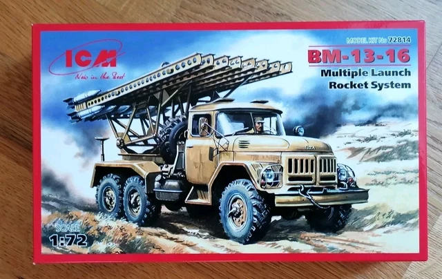 ICM 72814 BM-13-16 Multiple Launch Rocket System EUR 11,00 - PicClick DE